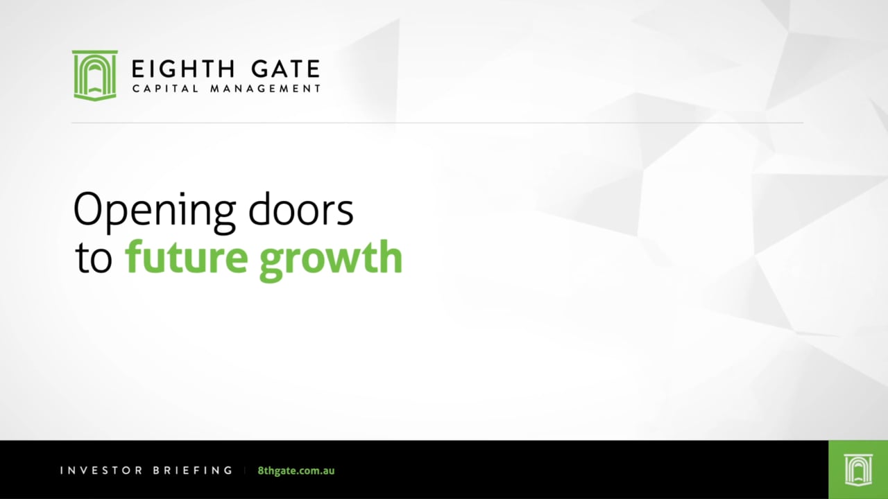 Eighth Gate Capital Management | The Edit Suite