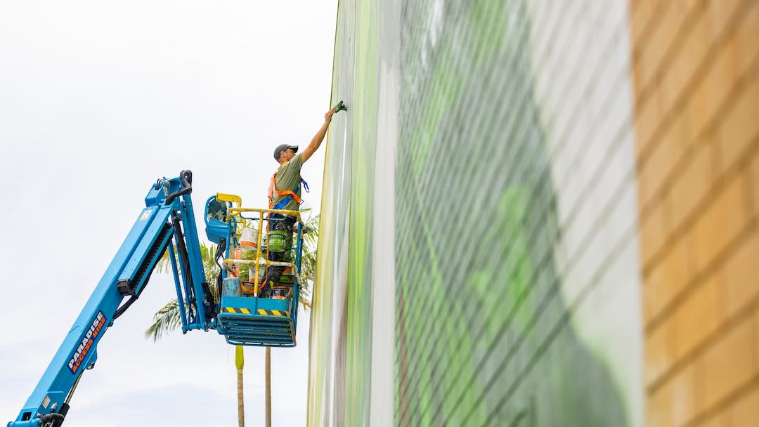 Burleigh Brewing’s Taphouse Mural by Cam Scale | The Edit Suite